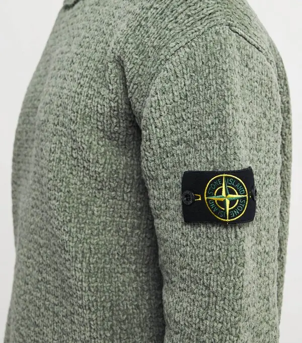 Stone Island Cotton Funnel Neck Sweater