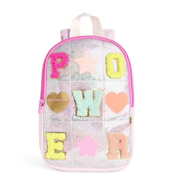 BILLIEBLUSH Embellished Power Backpack - White
