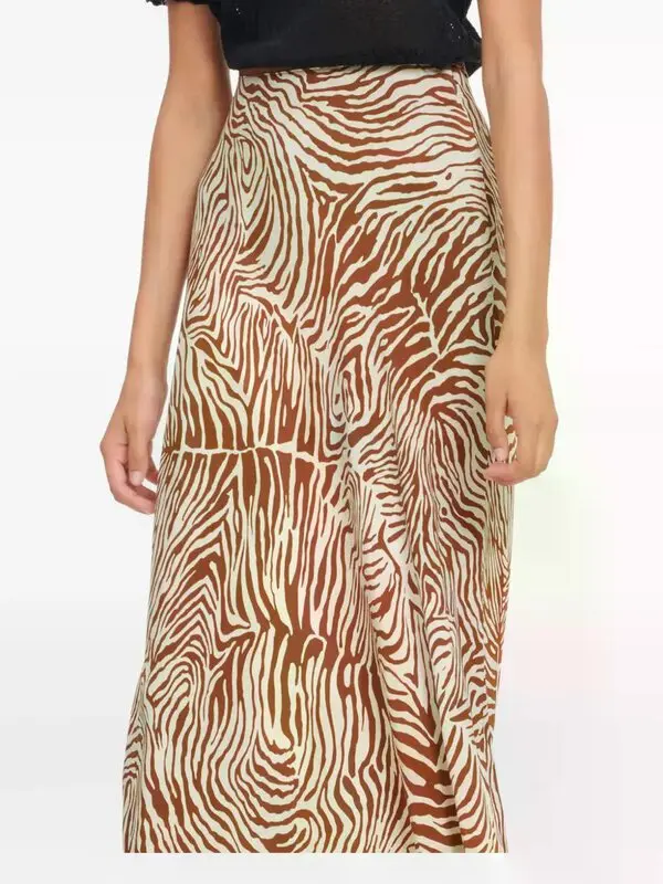 SAMSOE SAMSOE Alsop Zebra Print Skirt