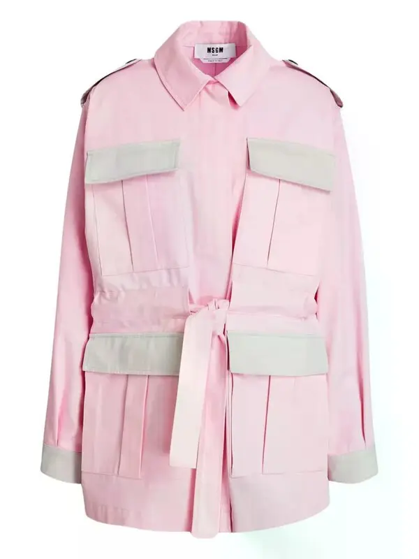 MSGM Gabardine Pocket Jacket