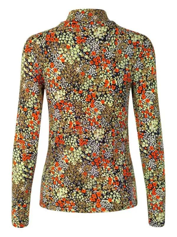 SAMSOE SAMSOE Floral Print Turtleneck Top