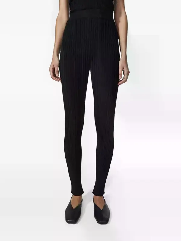 Rodebjer Ribbed-knit Trousers
