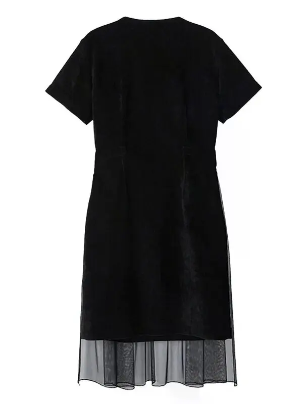 Andersson Bell Mesh Belted Midi Dress