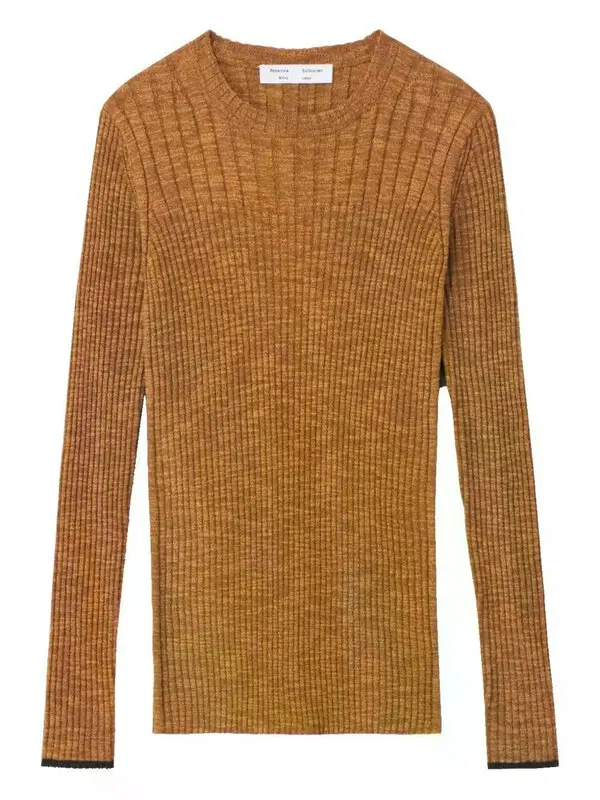Proenza Schouler Ribbed Open-back Top