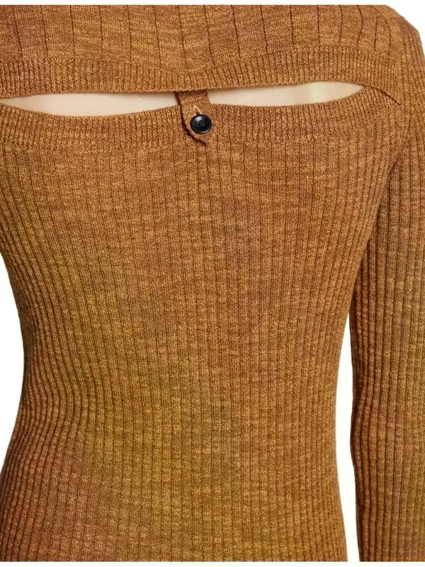 Proenza Schouler Ribbed Open-back Top