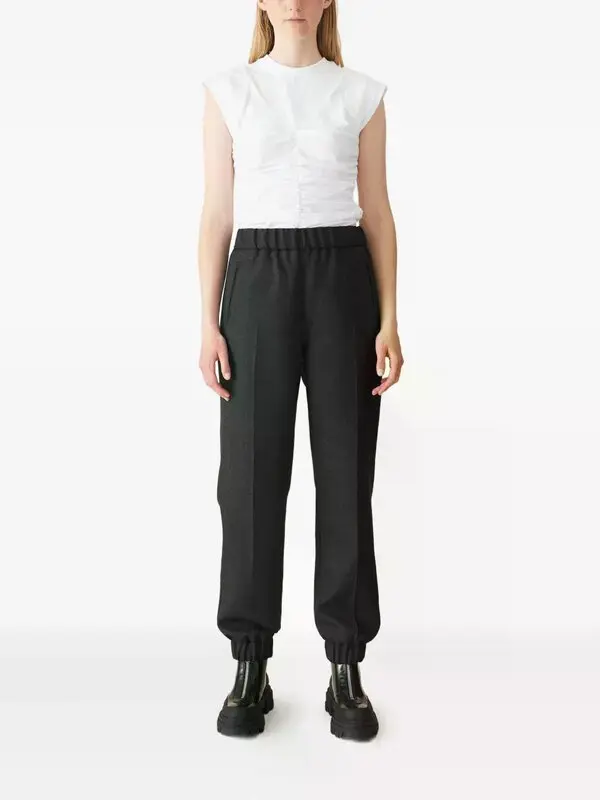 GANNI Elasticated-waistband Trousers