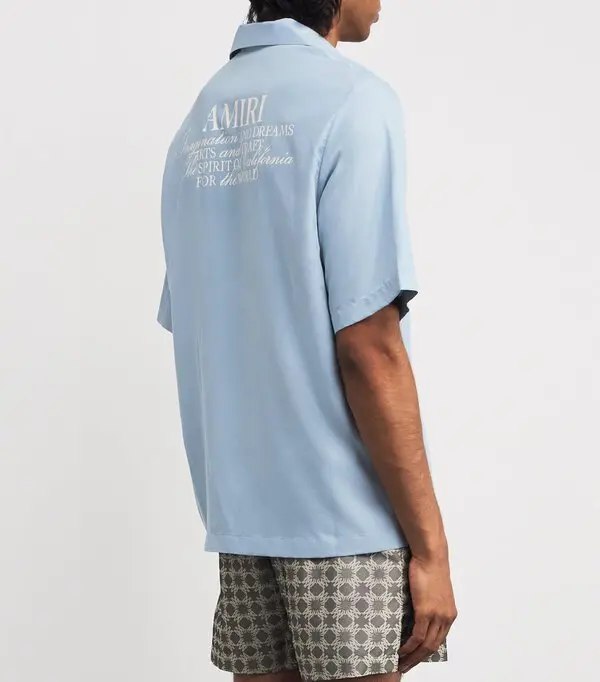 Amiri Cotton Spirit Bowling Shirt