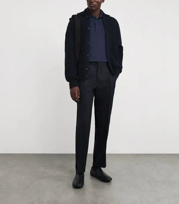 Corneliani Cotton Jersey Polo Shirt