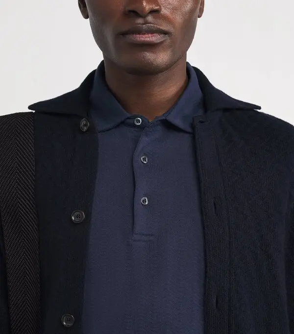 Corneliani Cotton Jersey Polo Shirt