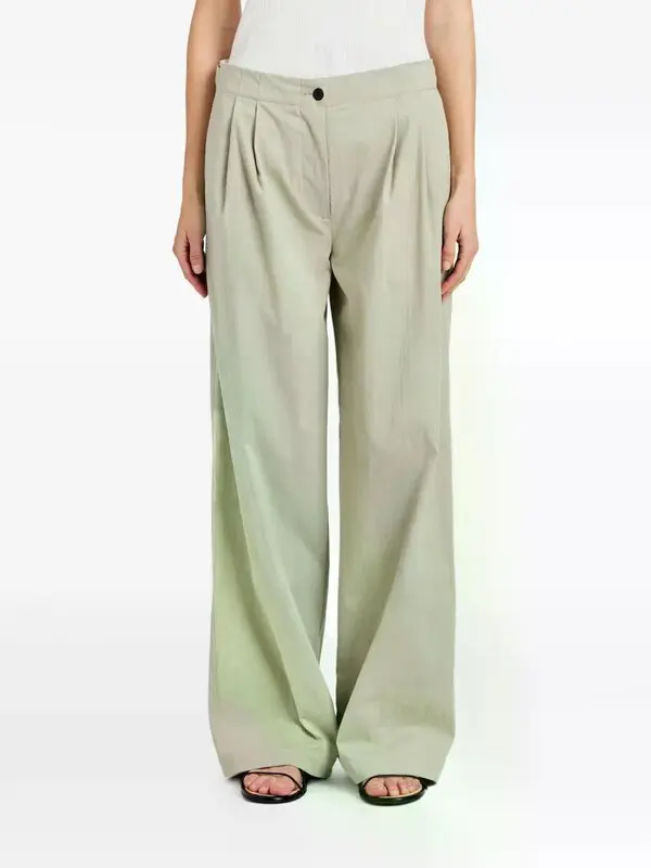 Proenza Schouler White Label Pleated Trousers - Green