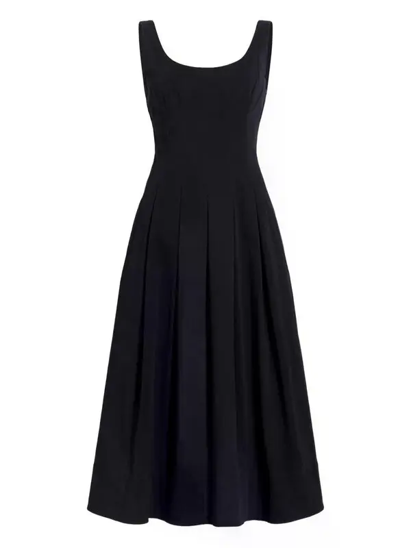 strapless open back dress Nyssa Dress In Tech Cotton