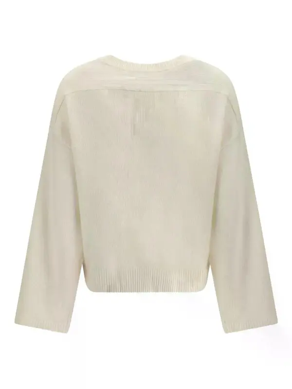 Loulou De Saison Draped Sweater - Neutrals