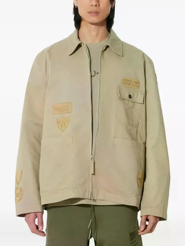 Universal Works Embroidered Patches Collared Jacket