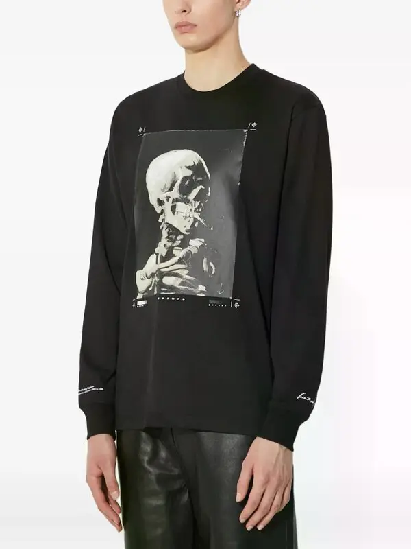 STAMPD Skull-print Long-sleeve T-shirt