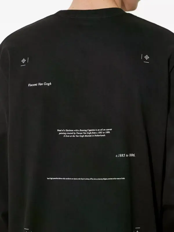 STAMPD Skull-print Long-sleeve T-shirt