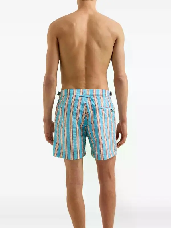 Orlebar Brown Bulldog Striped Swim Shorts - Blue