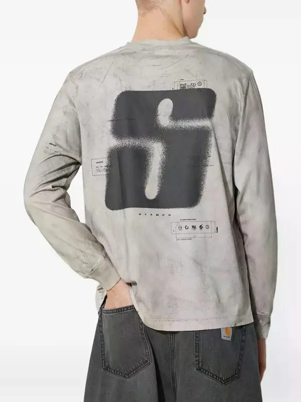 STAMPD Long-sleeve Graphic-print T-shirt