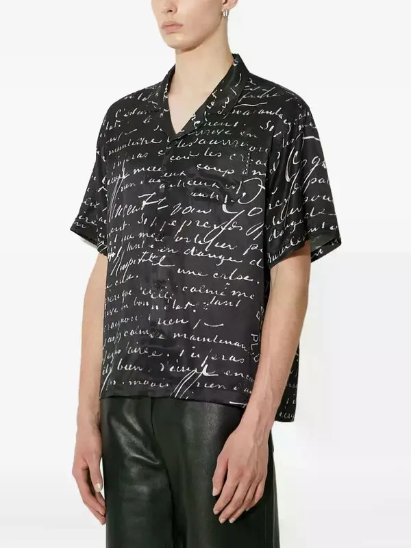 STAMPD Script-print Short-sleeve Shirt