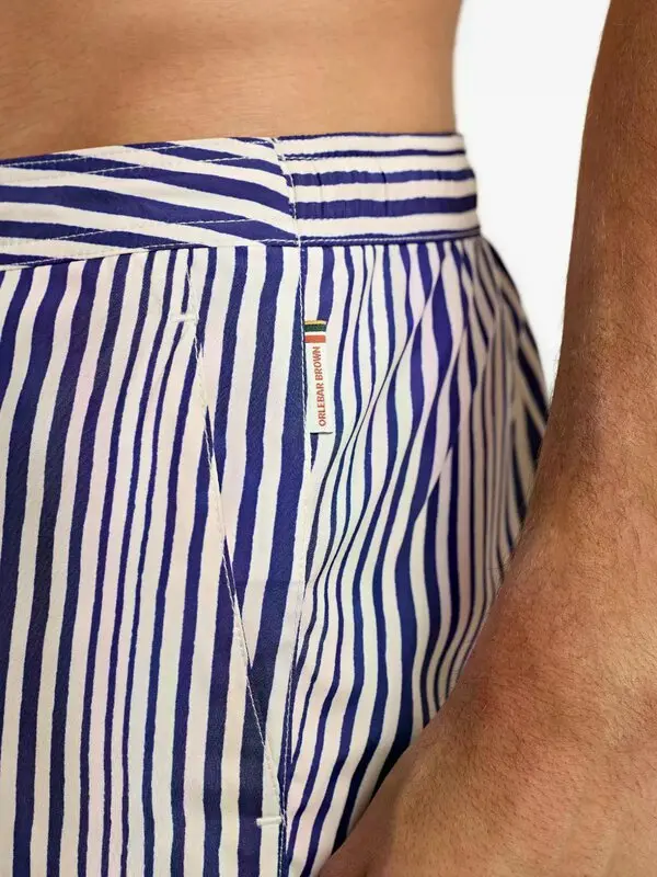Orlebar Brown Striped Swim Shorts - Blue