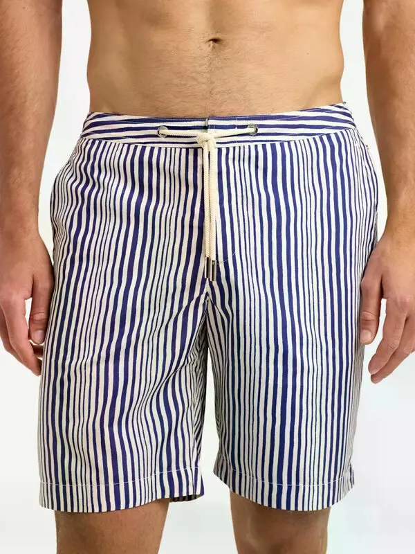Orlebar Brown Striped Swim Shorts - Blue