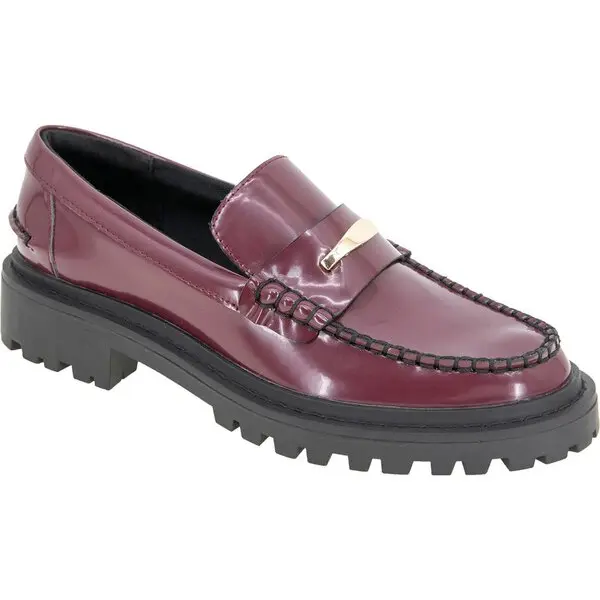 Bcbgmaxazria Laney Lug Loafer - Dark Cherry