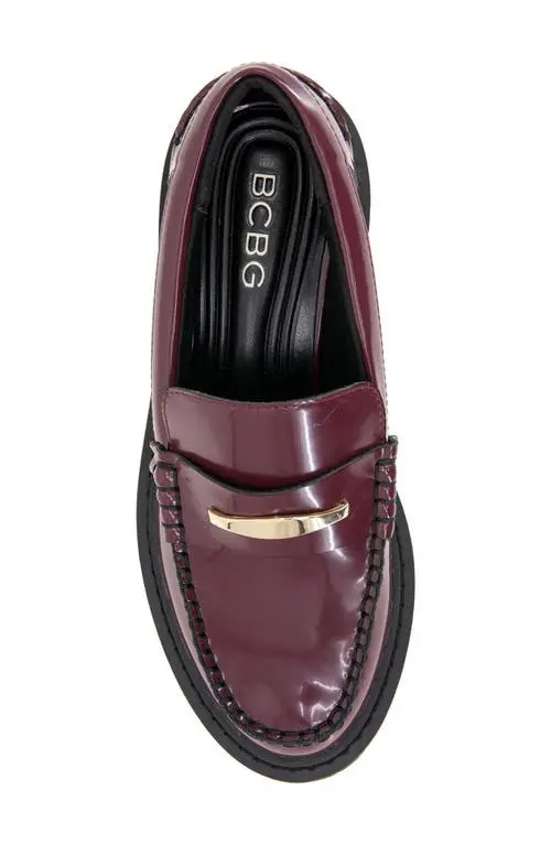 Bcbgmaxazria Laney Lug Loafer - Dark Cherry