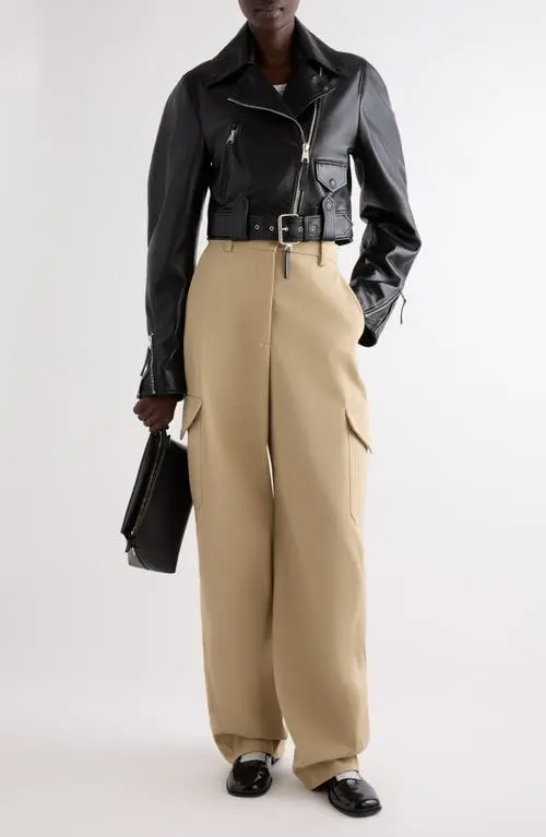 Givenchy Cocoon Crop Biker Jacket
