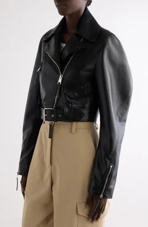 Givenchy Cocoon Crop Biker Jacket