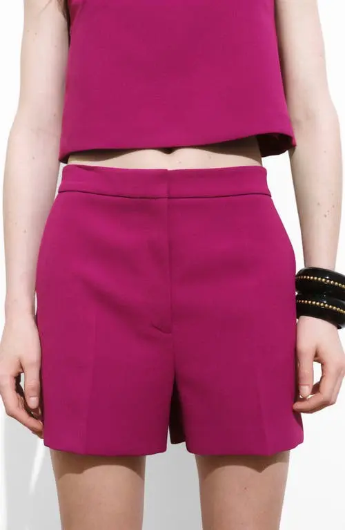 Mango Straight-leg Short - Fuchsia