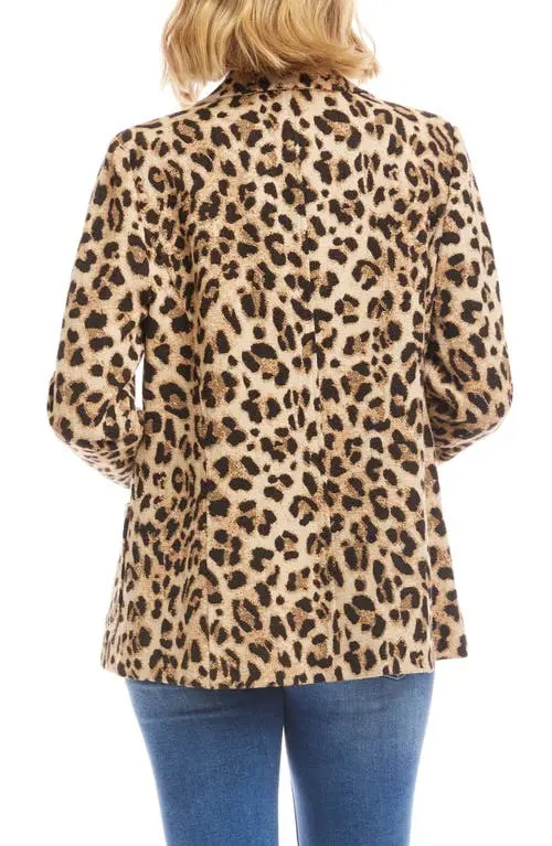 Karen Kane Printed Jacquard Blazer