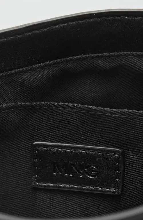Mango Faux Leather Crossbody Bag