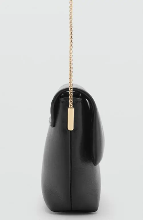 Mango Faux Leather Crossbody Bag