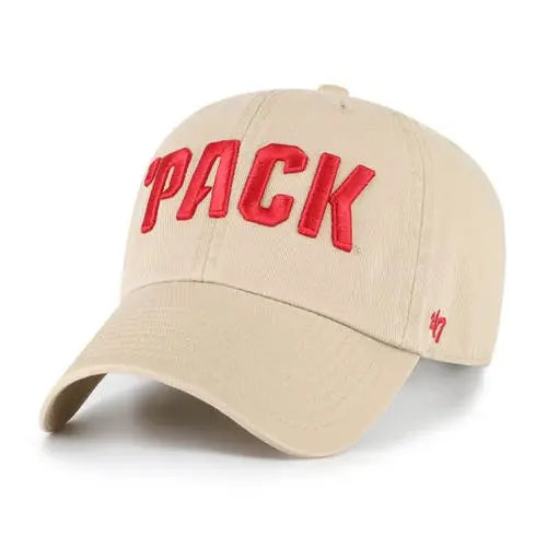 '47 Nc State Wolfpack Clean Up Adjustable Cap - Khaki
