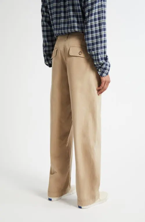 THE ELDER STATESMAN Surprise & Delight Cotton Twill Pants