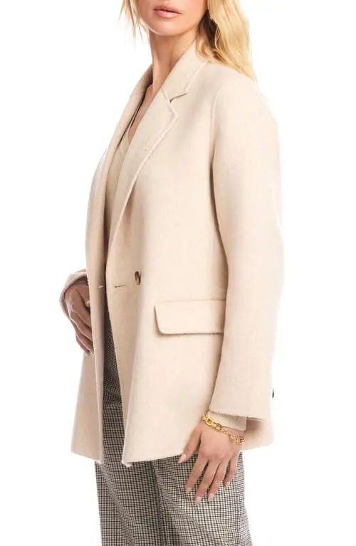 Karen Kane Brushed Wool-blend Blazer