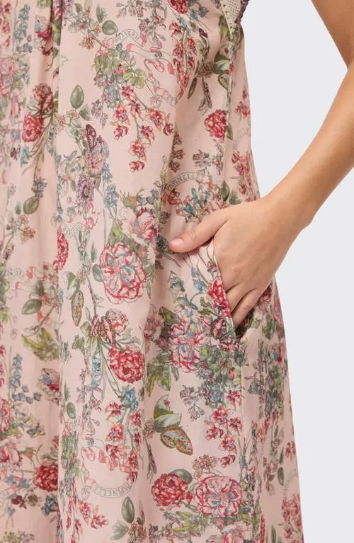 PAPINELLE Layla Lace Trim Maxi Nightgown