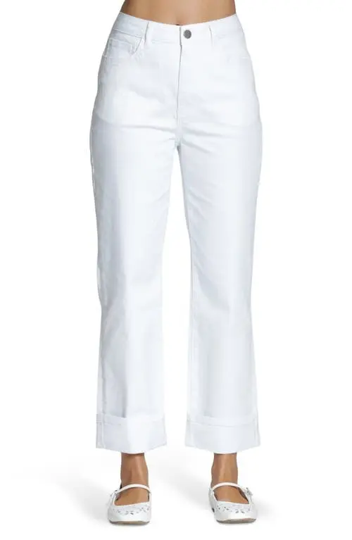 APNY Cuffed Straight Leg Jeans