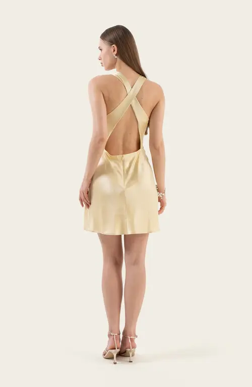 ITALIC Harper Silk Mini Dress