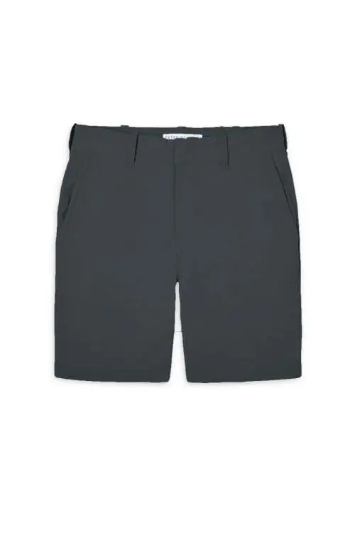 PETER MANNING NYC 7-inch Inseam Tech Shorts - Graphite