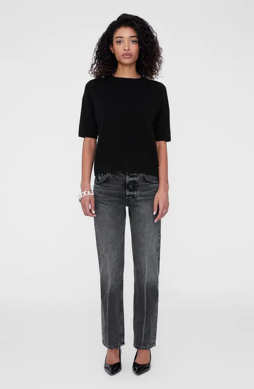 ANINE BING Jackson Cashmere Sweater - Black