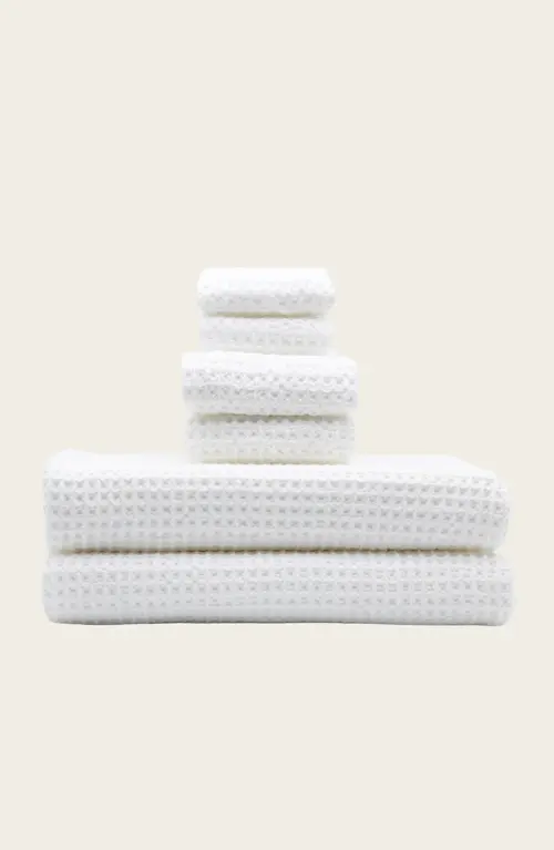 ITALIC Sedona Waffle Towels - White/luxe Set