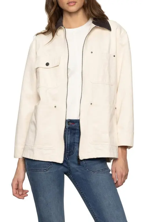 Sanctuary Corduroy Collar Cotton Barn Jacket