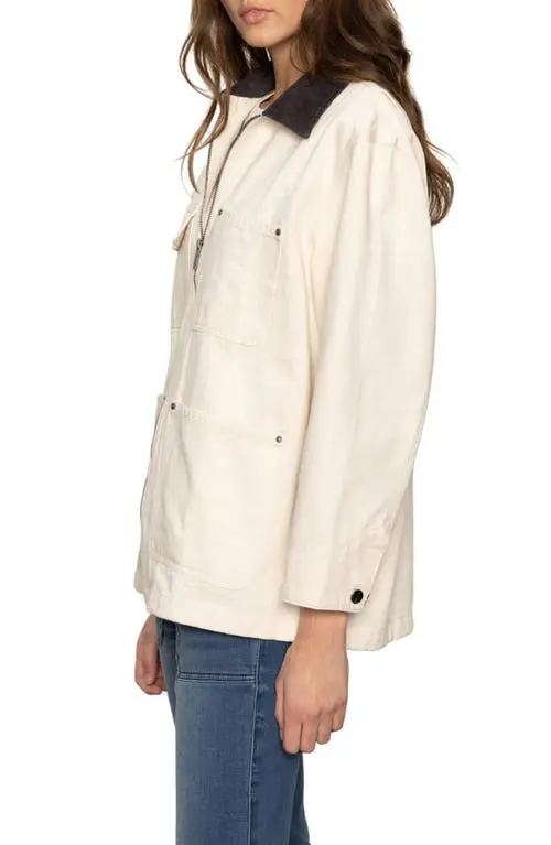 Sanctuary Corduroy Collar Cotton Barn Jacket