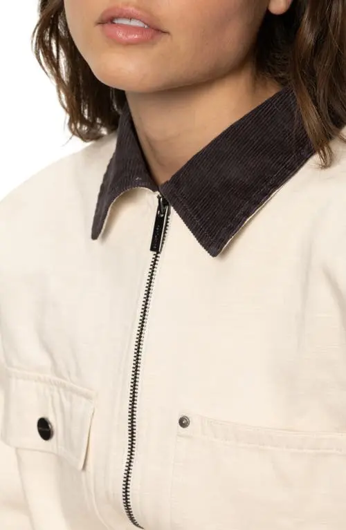 Sanctuary Corduroy Collar Cotton Barn Jacket