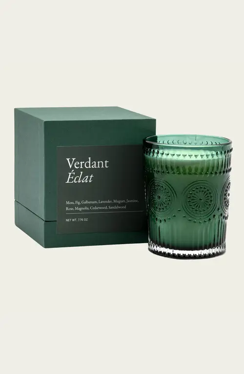 ITALIC Noir Swiss Scented Glass Candle - Verdant Éclat
