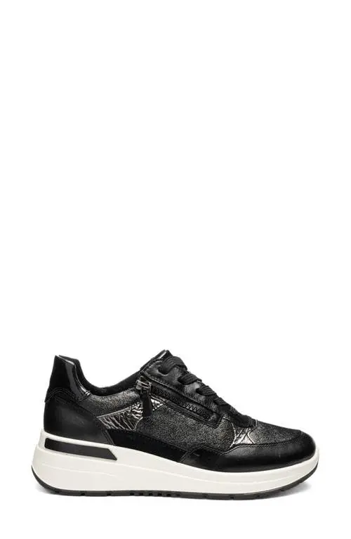 ARA Gardenia Sneaker - Black/steel