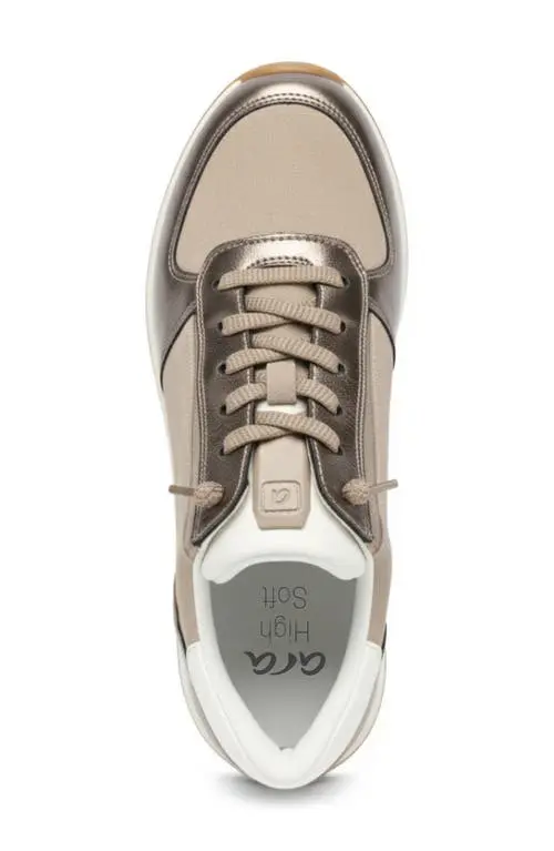 ARA Ovation Lace-up Sneaker - Cashmere W/cream