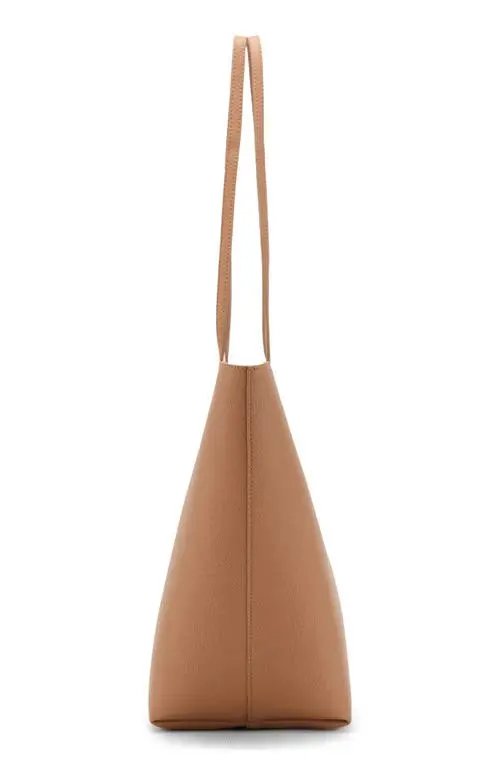 Mango Shopper Tote With Double Handles - Leather