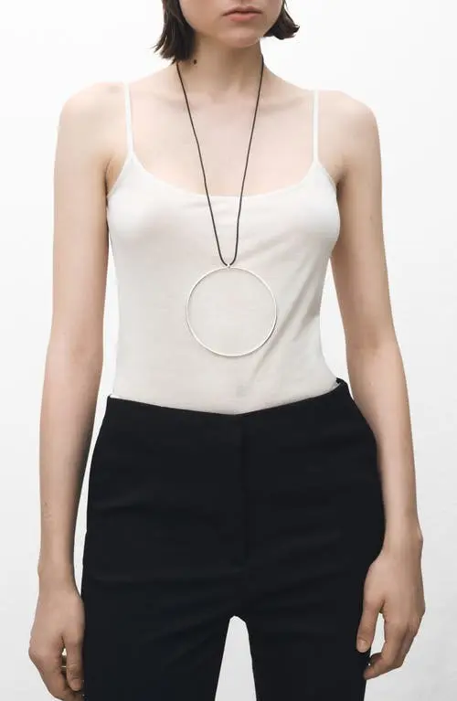 Mango Silk Camisole - Off White