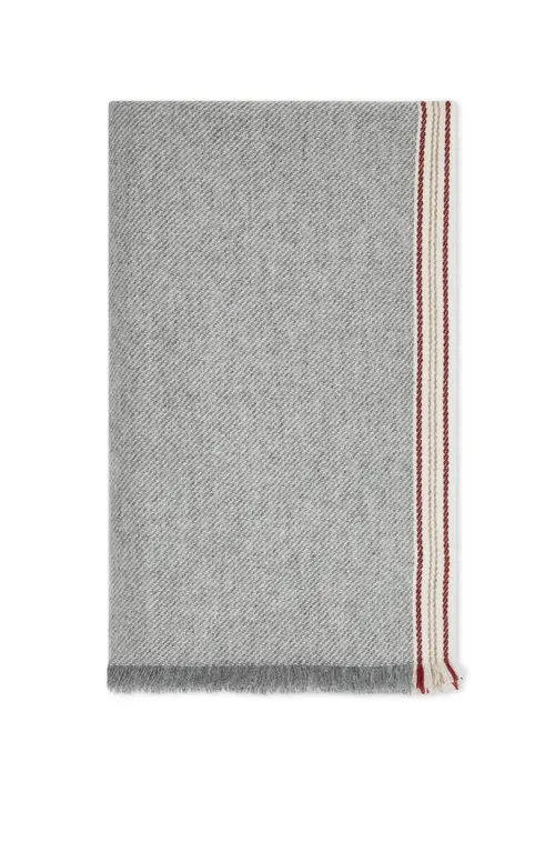Brunello Cucinelli Cashmere Scarf - Grey